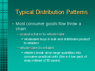 Typical Distribution Patterns