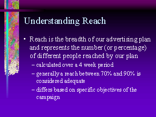 Understanding Reach